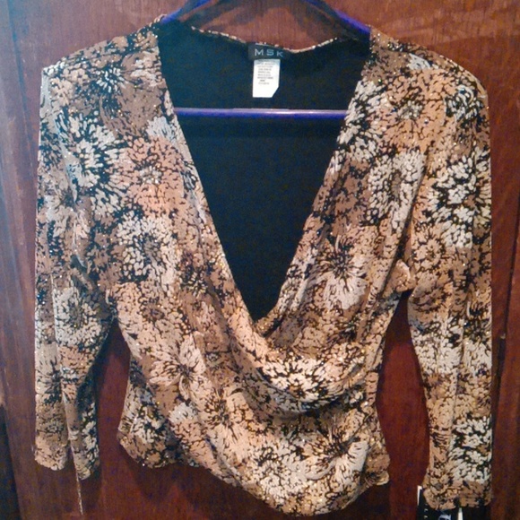 MSK | Tops | Nwt Beautiful Blouse | Poshmark
